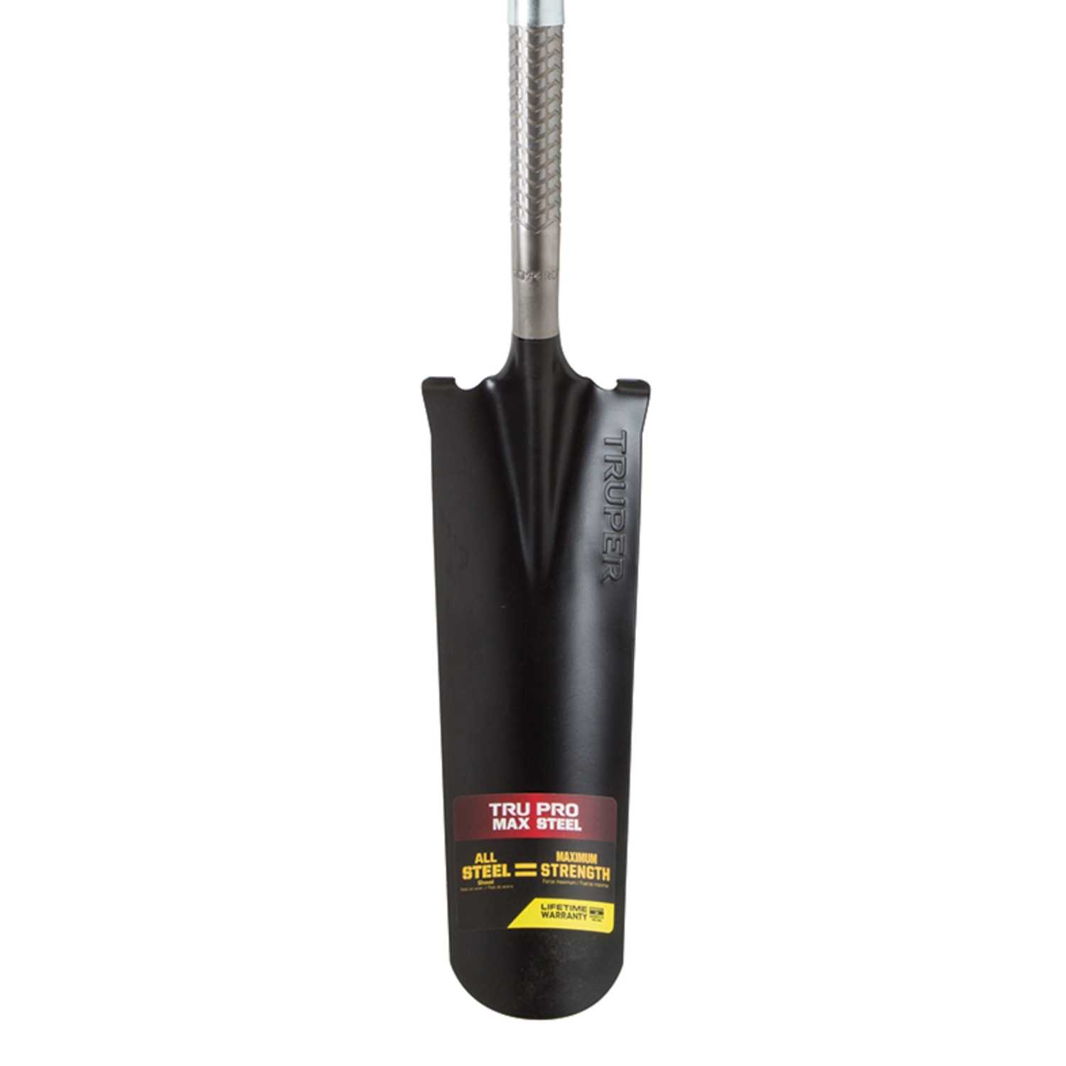 Truper Tru Pro Steel 6.25 in. W x 48 in. L Drain Spade Steel Handle ...