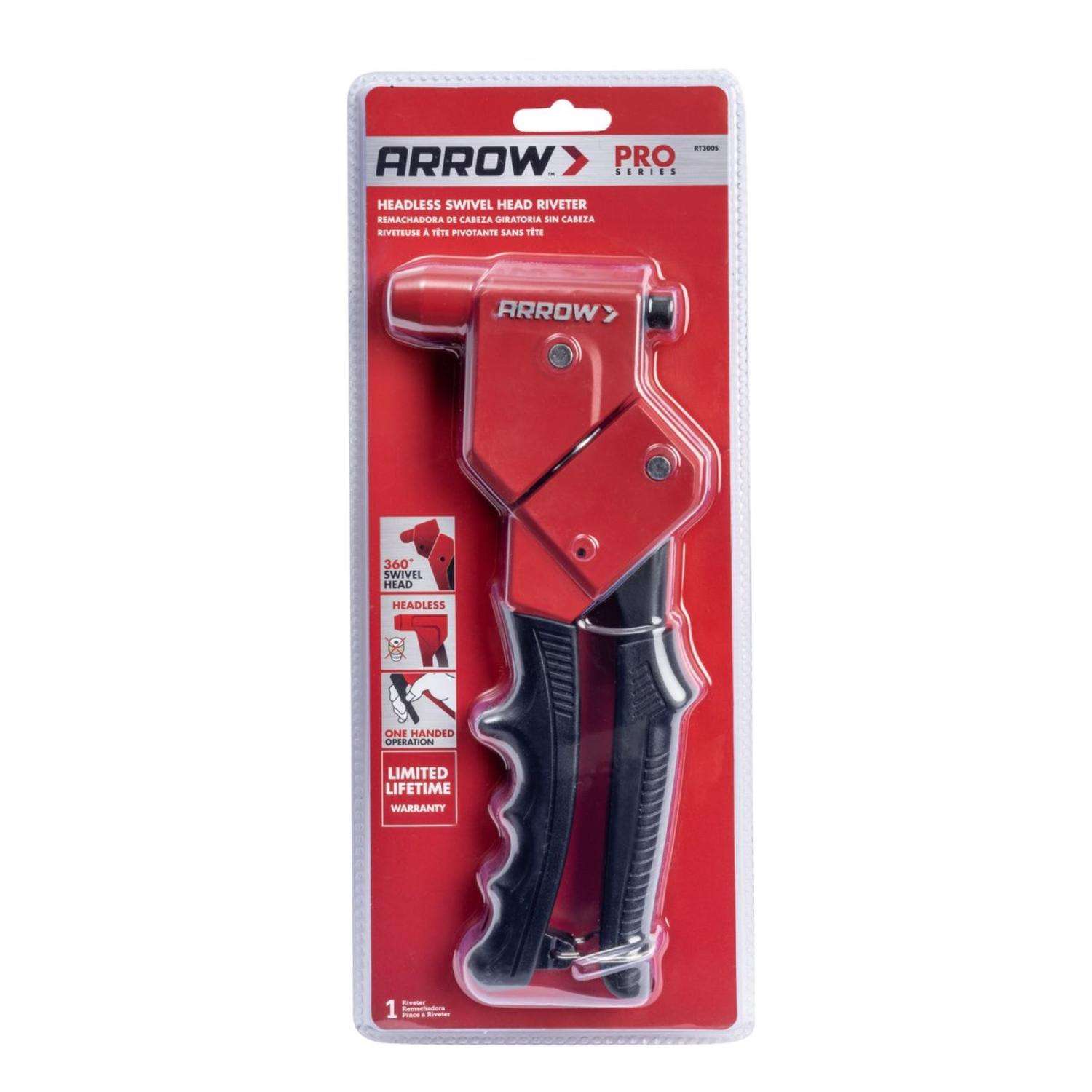 Arrow Metal Headless Rivet Tool Black/Red 1 pc - Ace Hardware