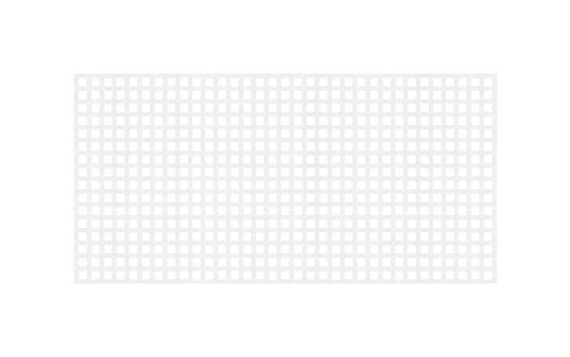 Deckorators 4 ft. W X 8 ft. L White Plastic Privacy Lattice Panel - Ace ...