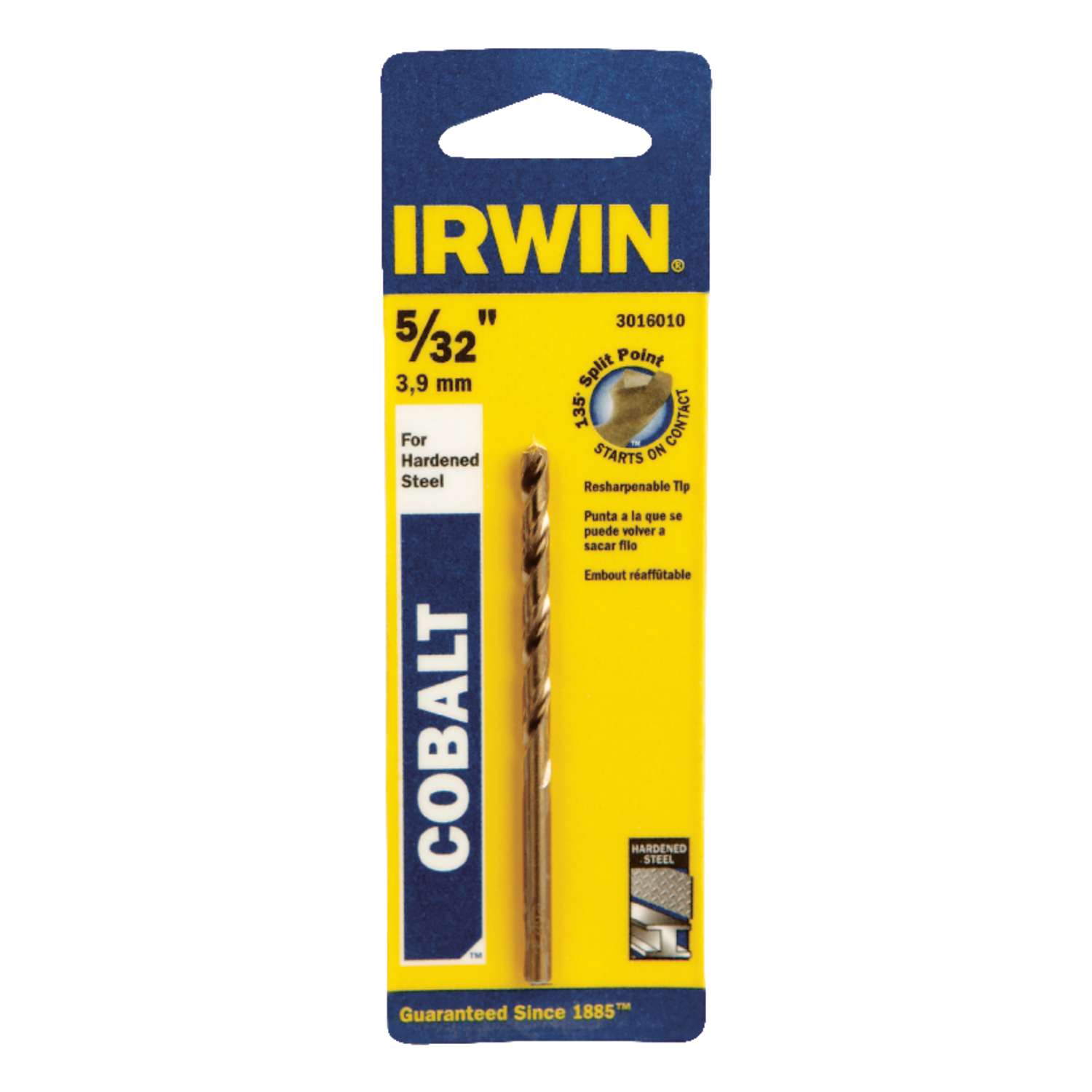 Irwin 5/32 in. x 3-1/8 in. L Cobalt Steel Drill Bit 1 pc. - Ace Hardware