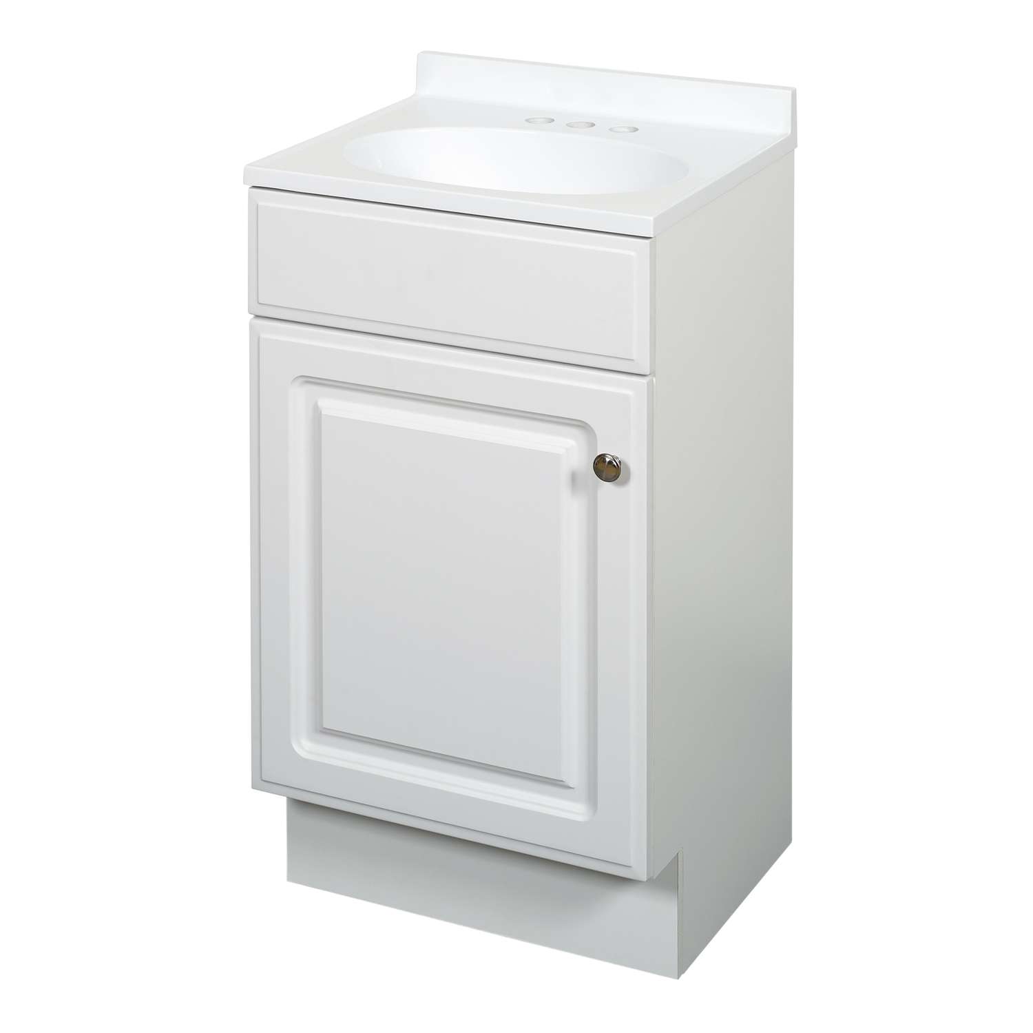 Zenith Products Single White Vanity Combo 18 in. W X 16 in. D X 35 in ...