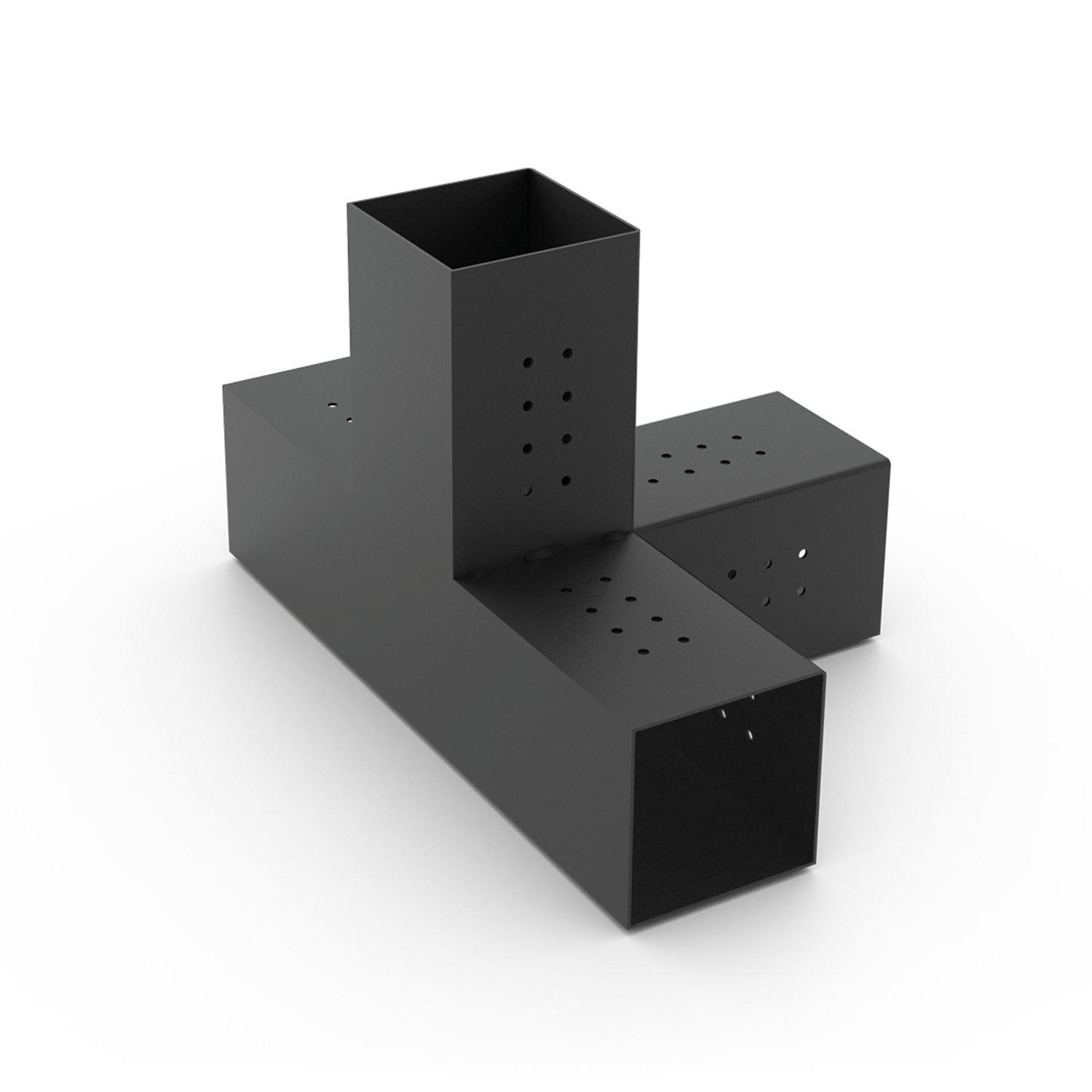 Toja Grid Quad & Solo Black Steel Mounting Bracket 12 Ga. 23.69 in. L ...