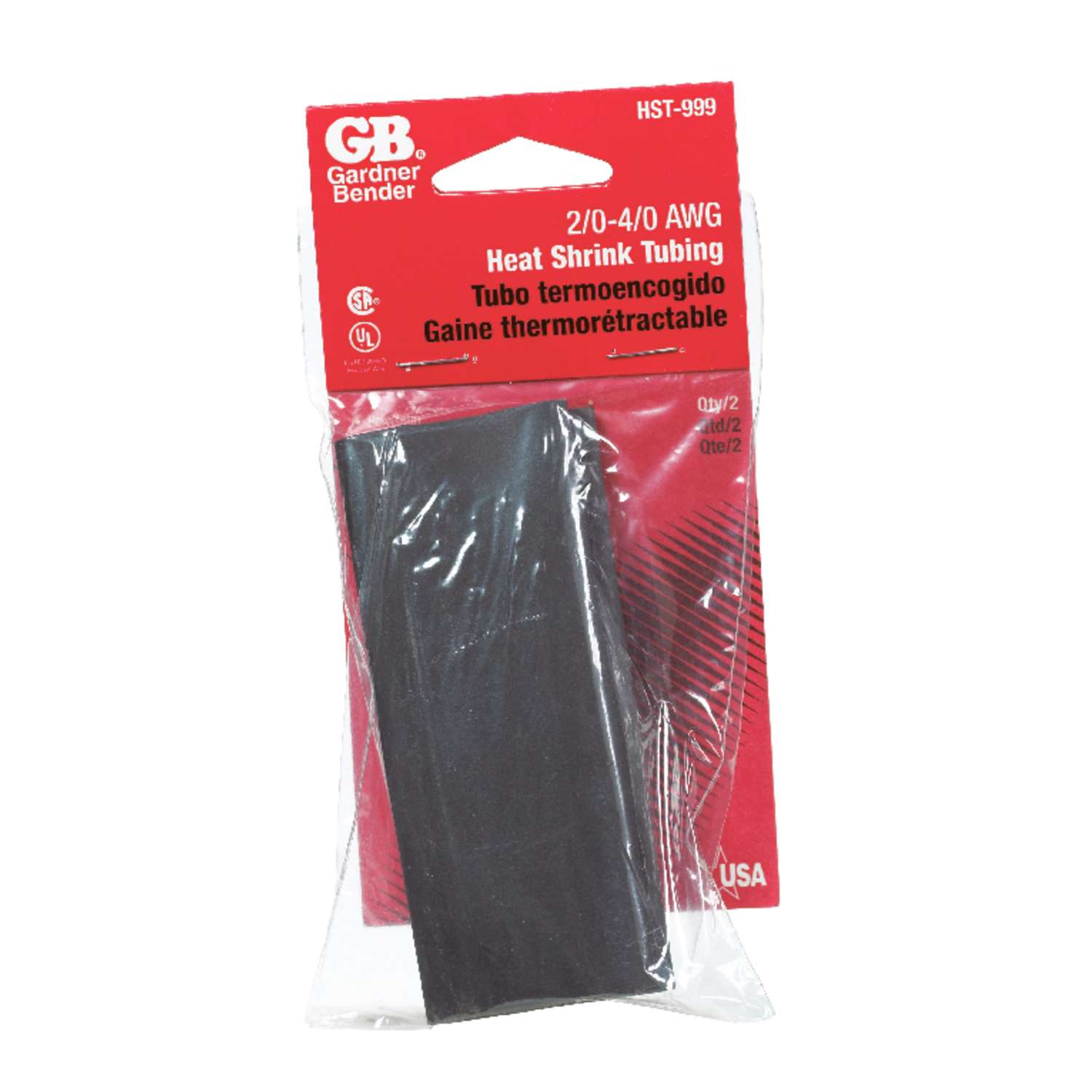 Gardner Bender 1 in. D Heat Shrink Tubing Black 2 pk - Ace Hardware