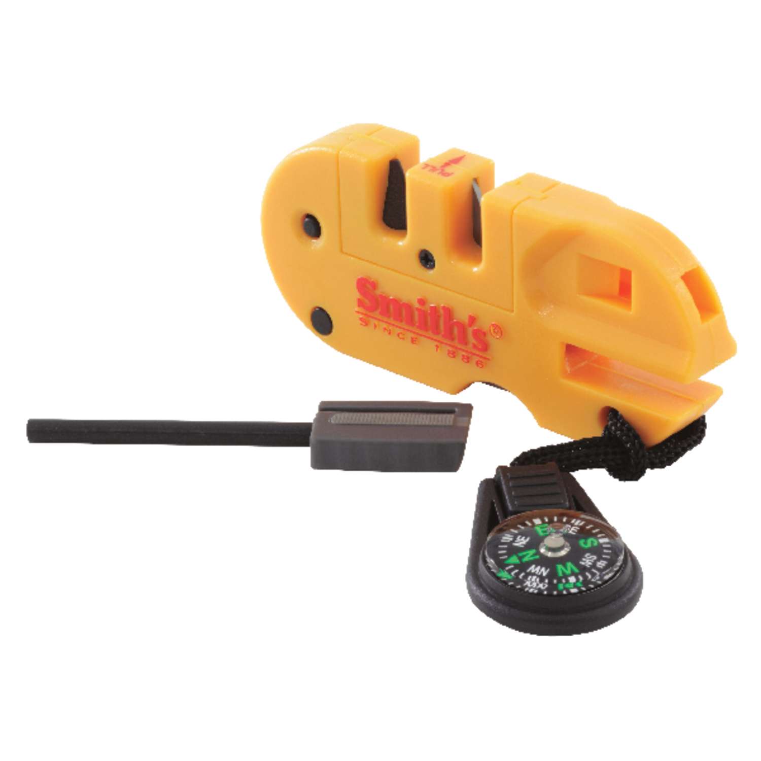 Smith's Carbide/Ceramic/Diamond Knife Sharpener and Survival Tool 1,000 ...