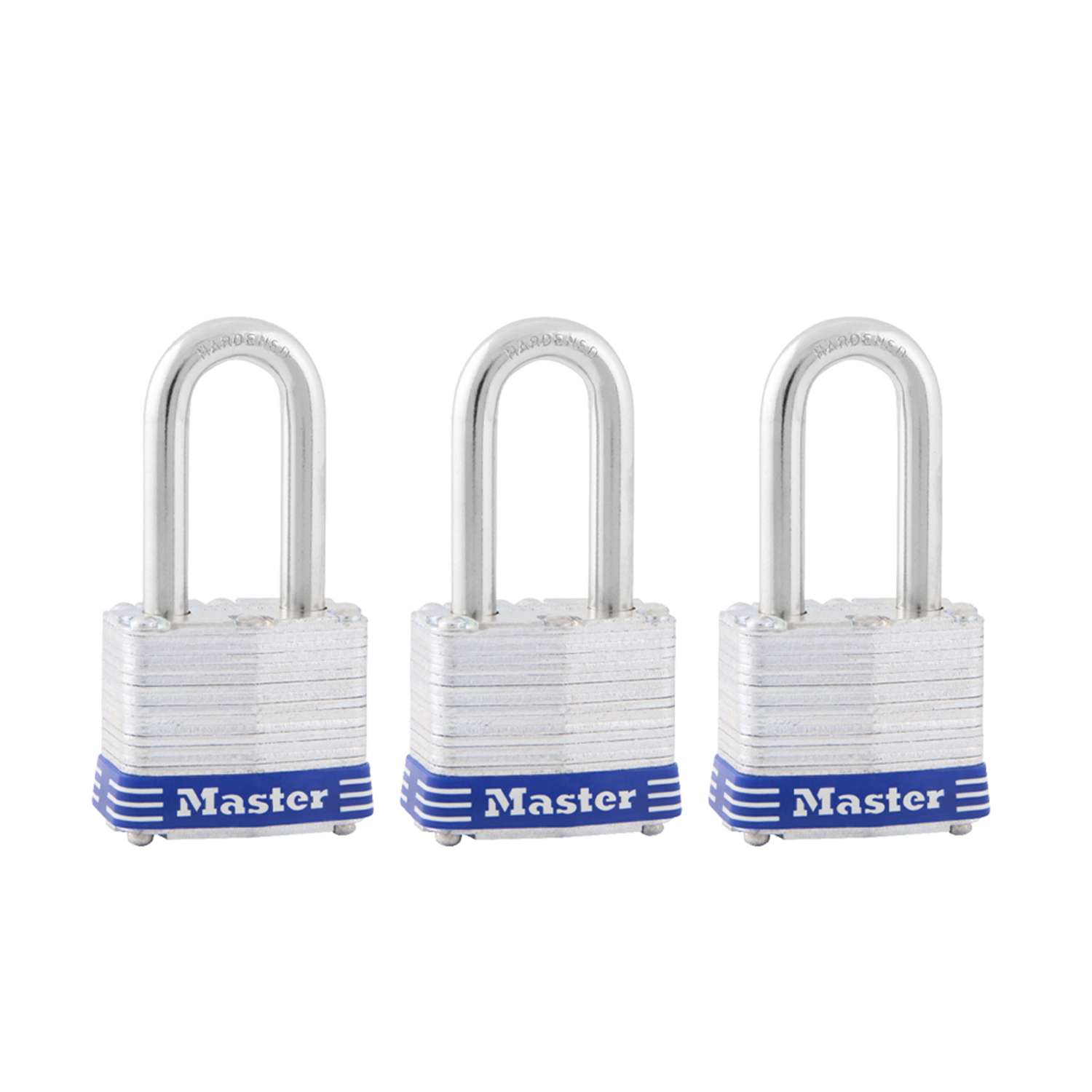 Master Lock 3TRILF 3-3/16 in. H X 1-9/16 in. W X 27/32 in. L Steel 4 ...