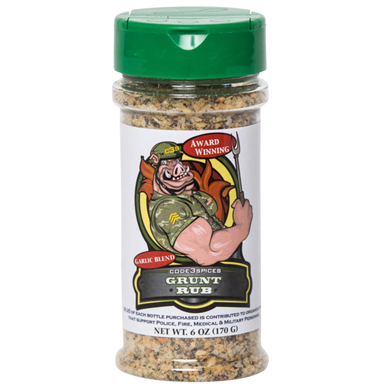 Code 3 Spices Grunt Rub Garlic Blend BBQ Seasoning 6 oz - Ace Hardware