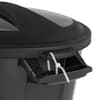United Solutions Rough & Rugged Black 32 Gallon Plastic Garbage Can ...