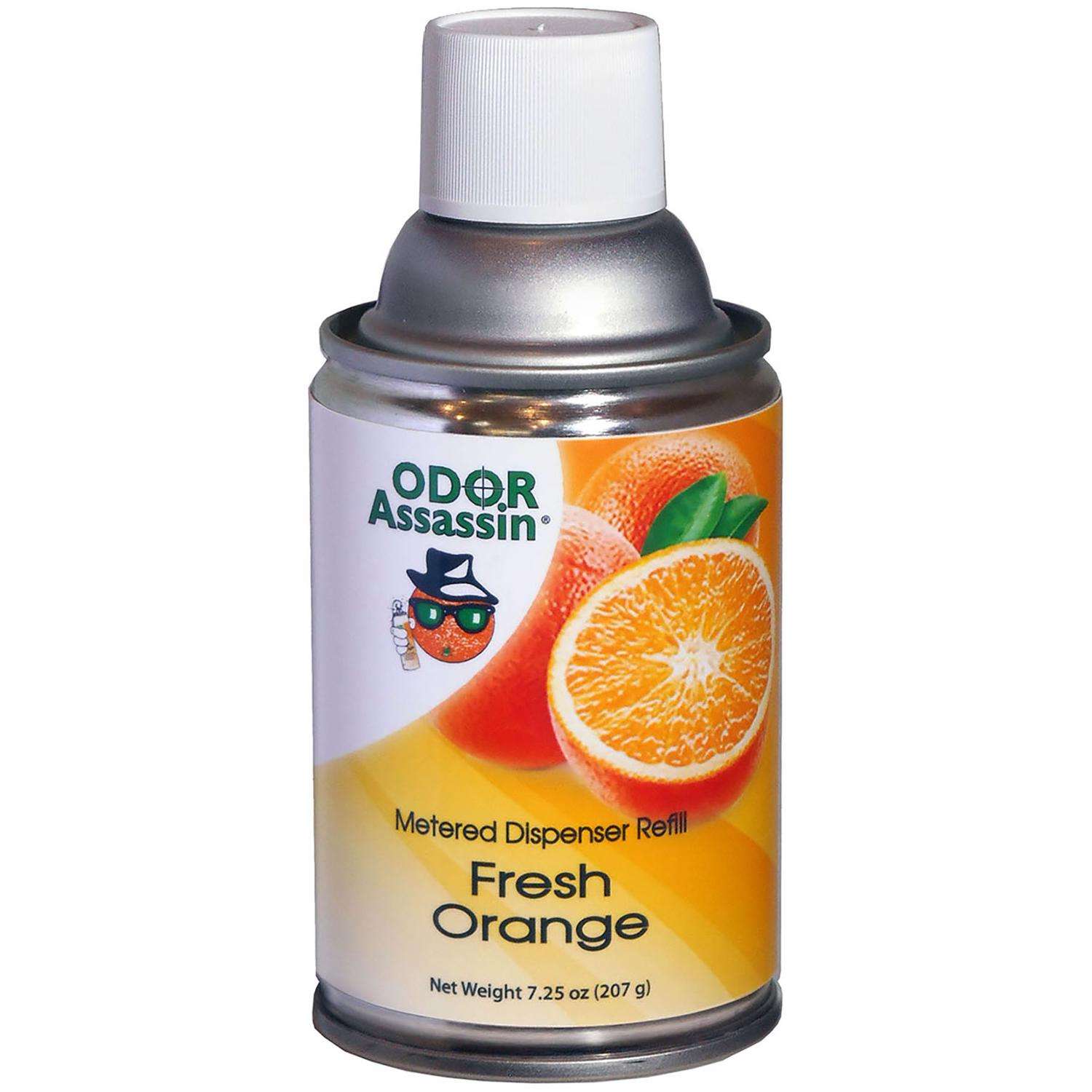 Odor Assassin Metered Aerosols Orange Scent Odor Control Spray 7.25 oz ...
