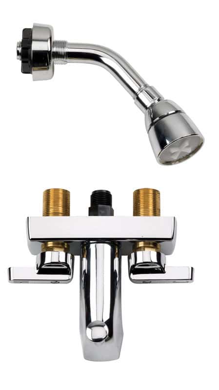 American Brass 2-Handle Brass Tub and Shower Faucet - Ace Hardware