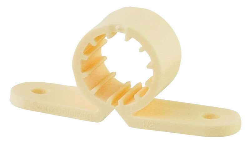 Sioux Chief EZGlide 1/2 in. Natural Plastic Pipe Clamps - Ace Hardware