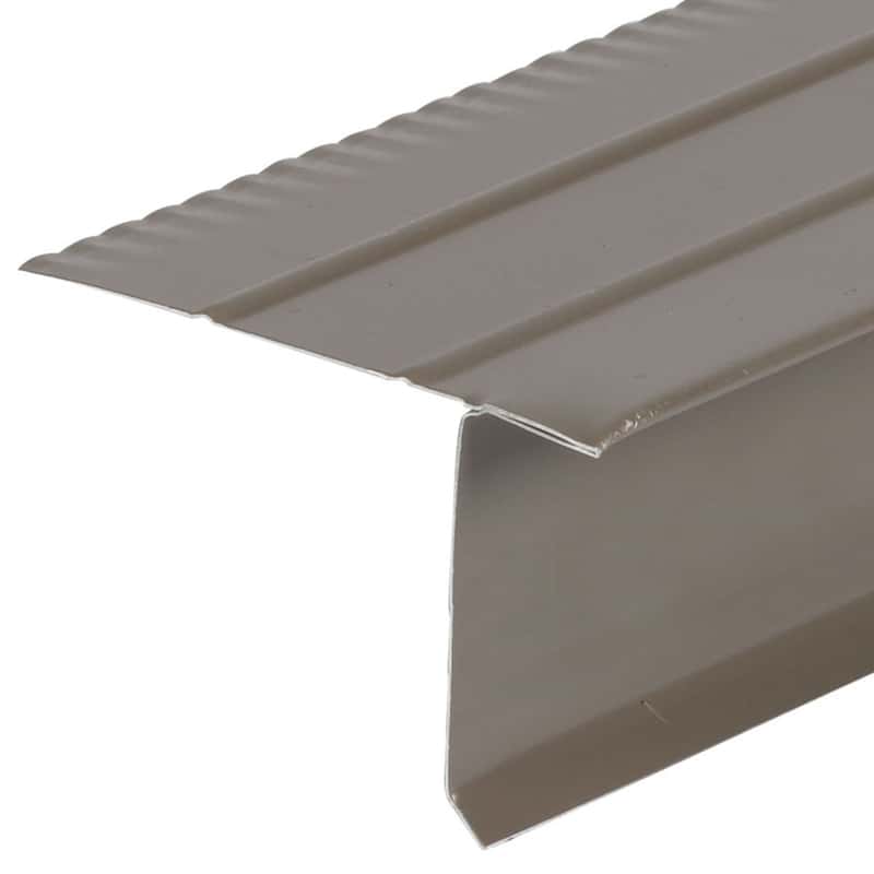 Amerimax 2.25 in. W X 10 ft. L Galvanized Steel Overhanging Roof Drip ...