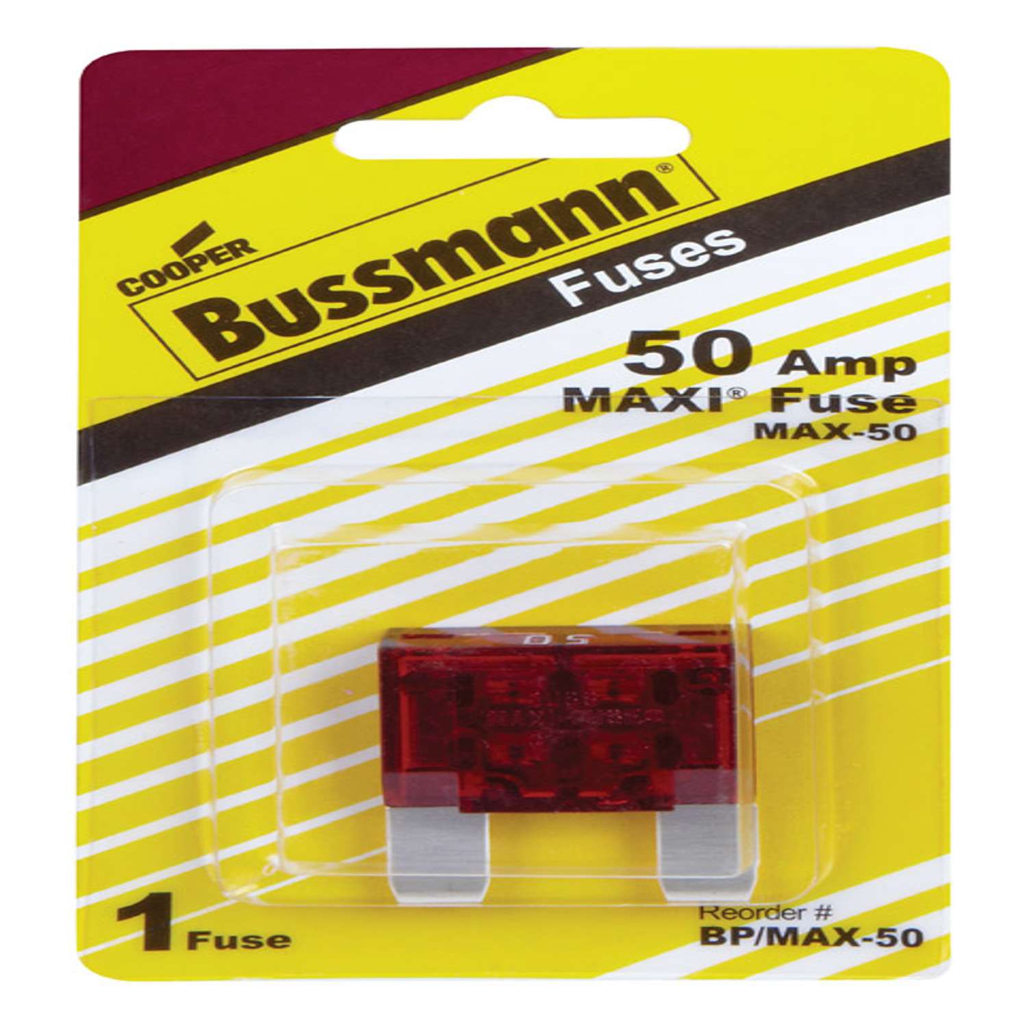 Bussmann 50 amps MAX Red Blade Fuse 1 pk - Ace Hardware