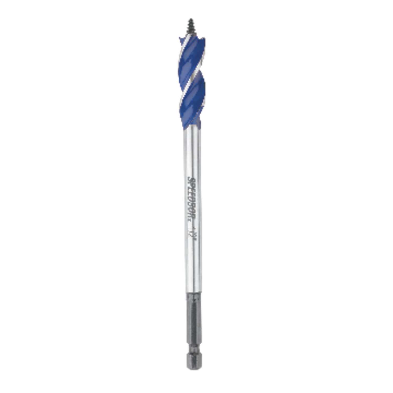 Irwin Speedbor 1/2 in. x 6 in. L Carbon Steel Wood Boring Bit 1 pc ...