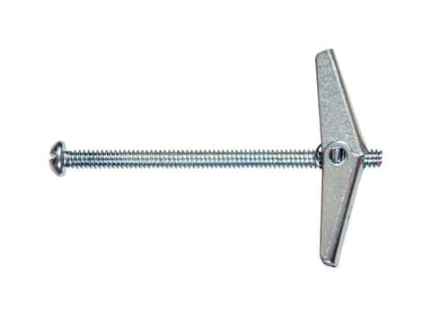 Hillman Power-Stud 5/16 in. D X 4 in. L Round White Steel Toggle Bolt ...