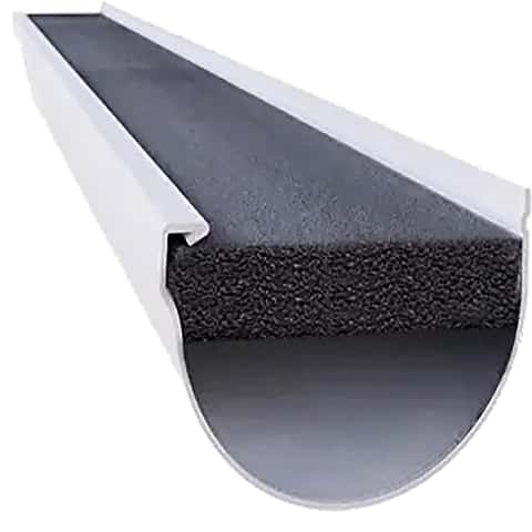 GutterFoam PRO 4 in. W X 48 in. L Black Polyether Outdoor Foam Gutter ...