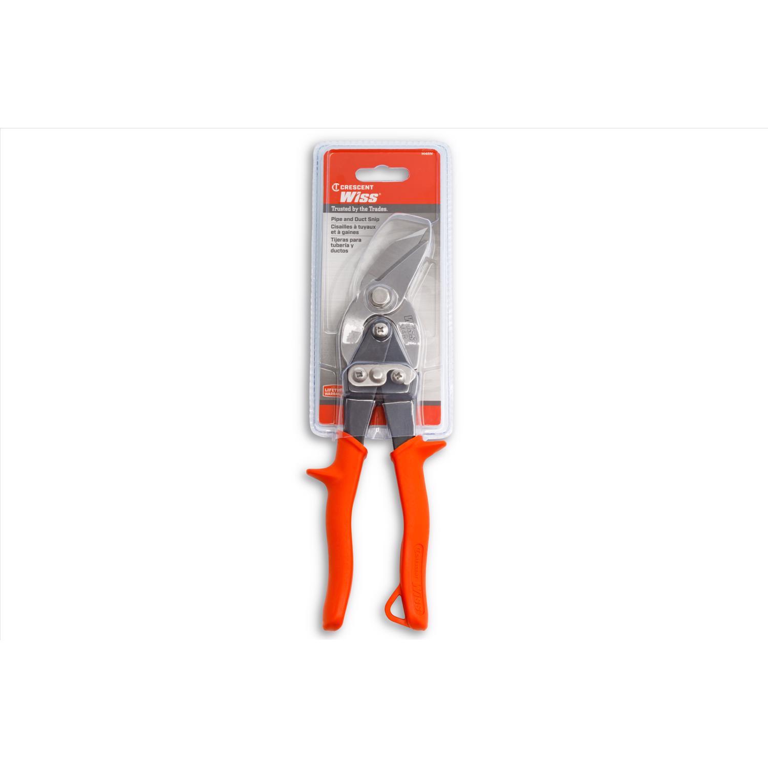 Crescent Wiss 9-1/4 in. Stainless Steel Curved Or Straight Compound ...