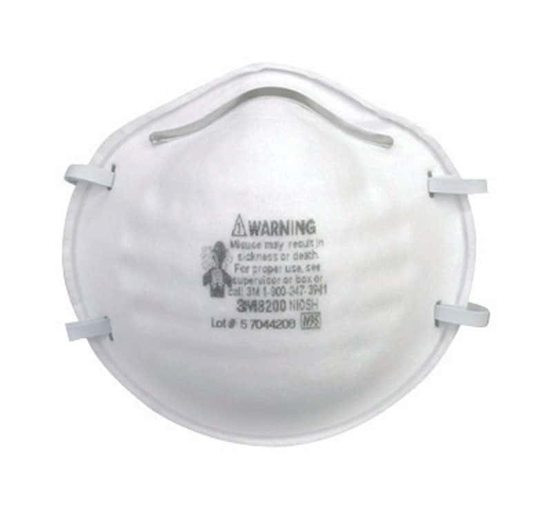 3M N95 Sanding and Fiberglass Respirator White 2 pk - Ace Hardware