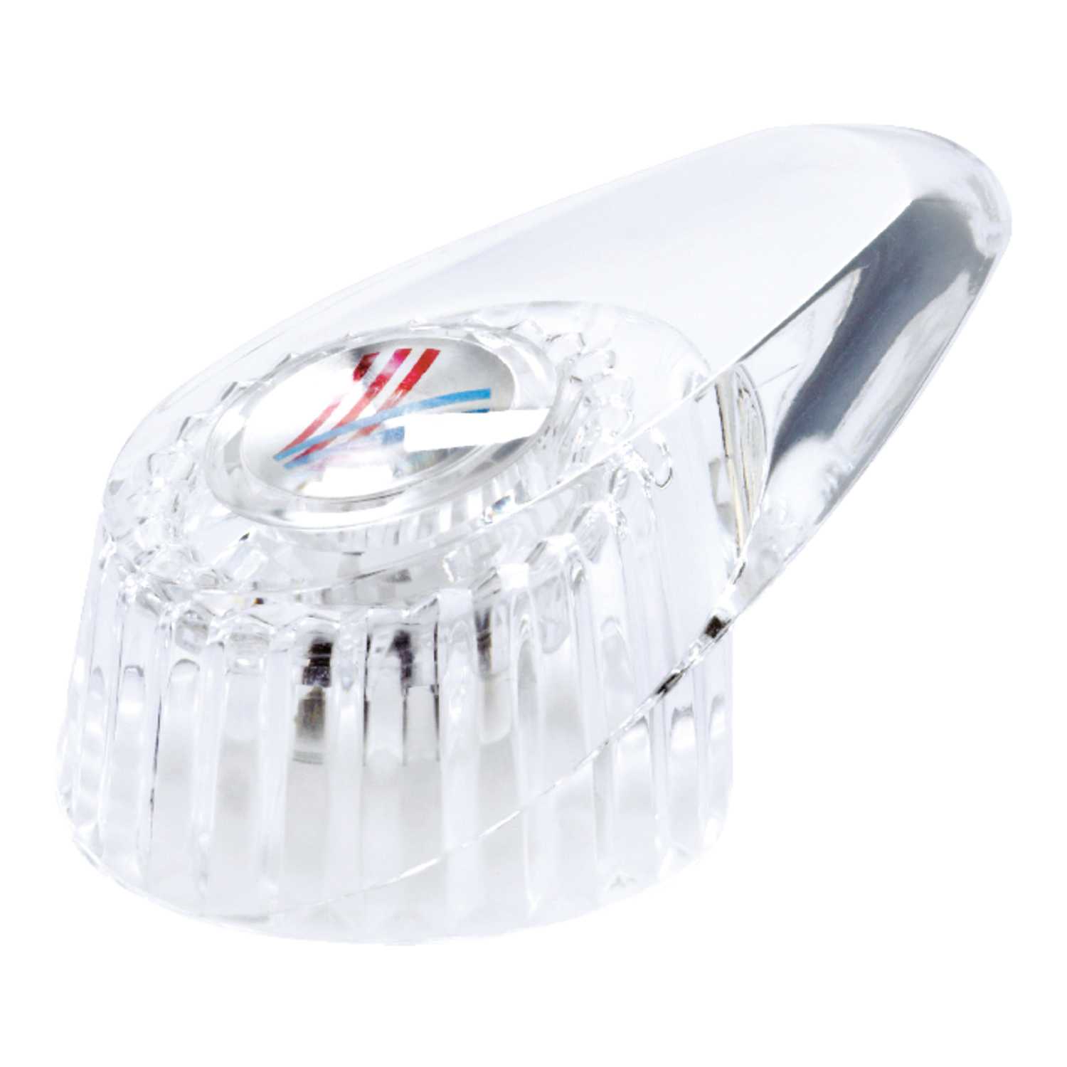 Ace Tear Drop Clear Acrylic Hot and Cold Faucet Handles For Valley ...