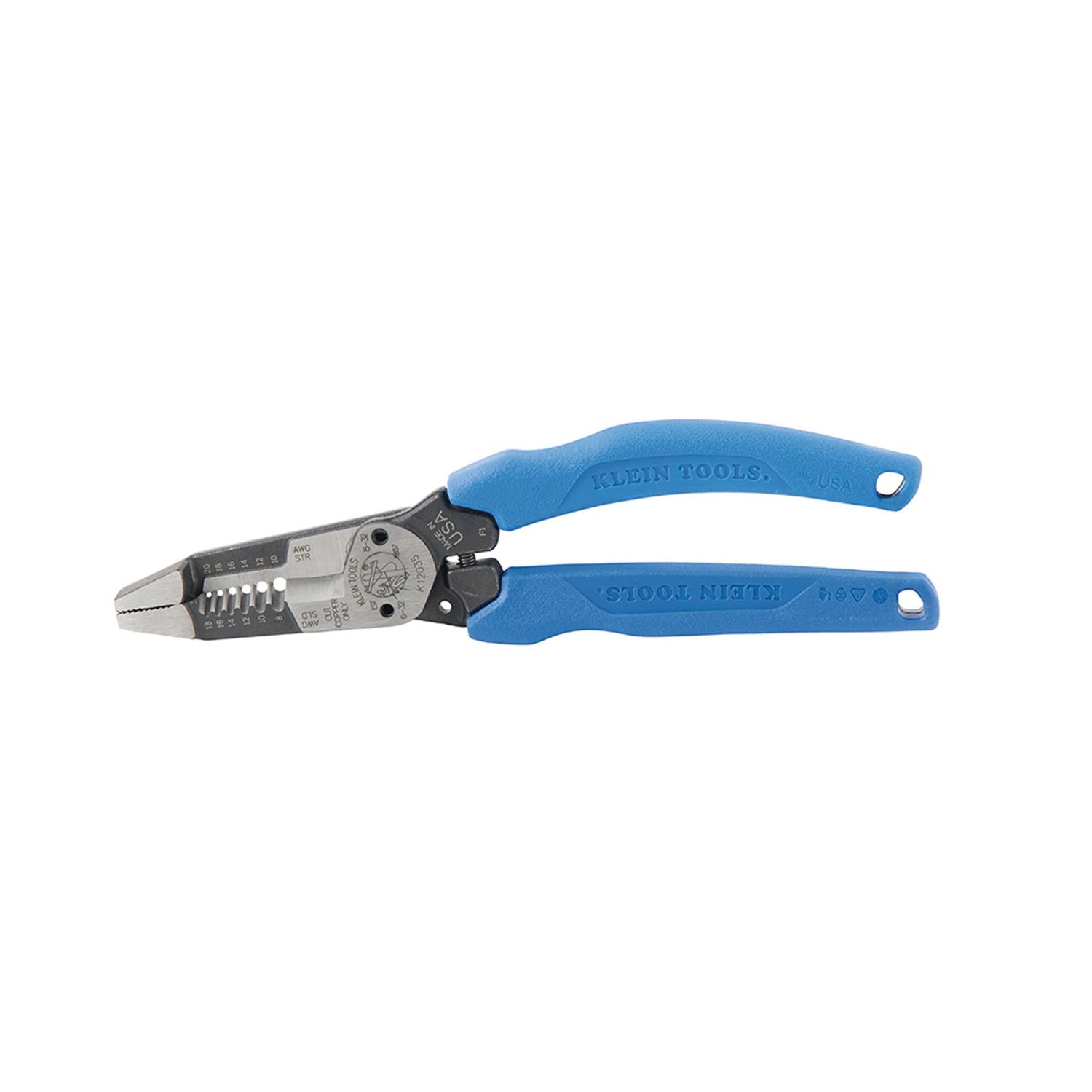 Klein Tools Klein-Kurve 20 Ga. 8.41 in. L Wire Stripper Mfr# K12035 ...