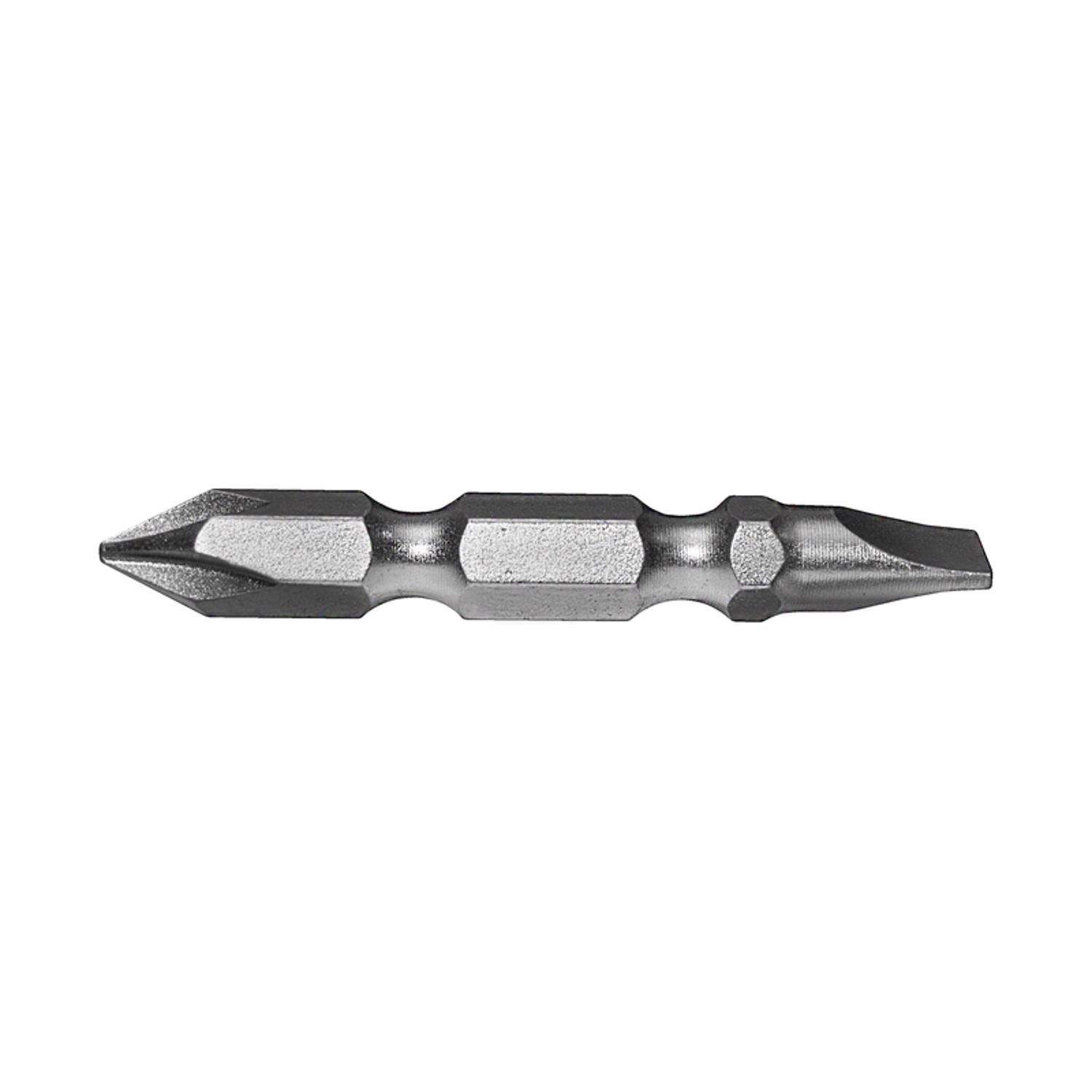 Century Drill & Tool Phillips/Slotted #2/#8-10 X 2 in. L Double-Ended ...