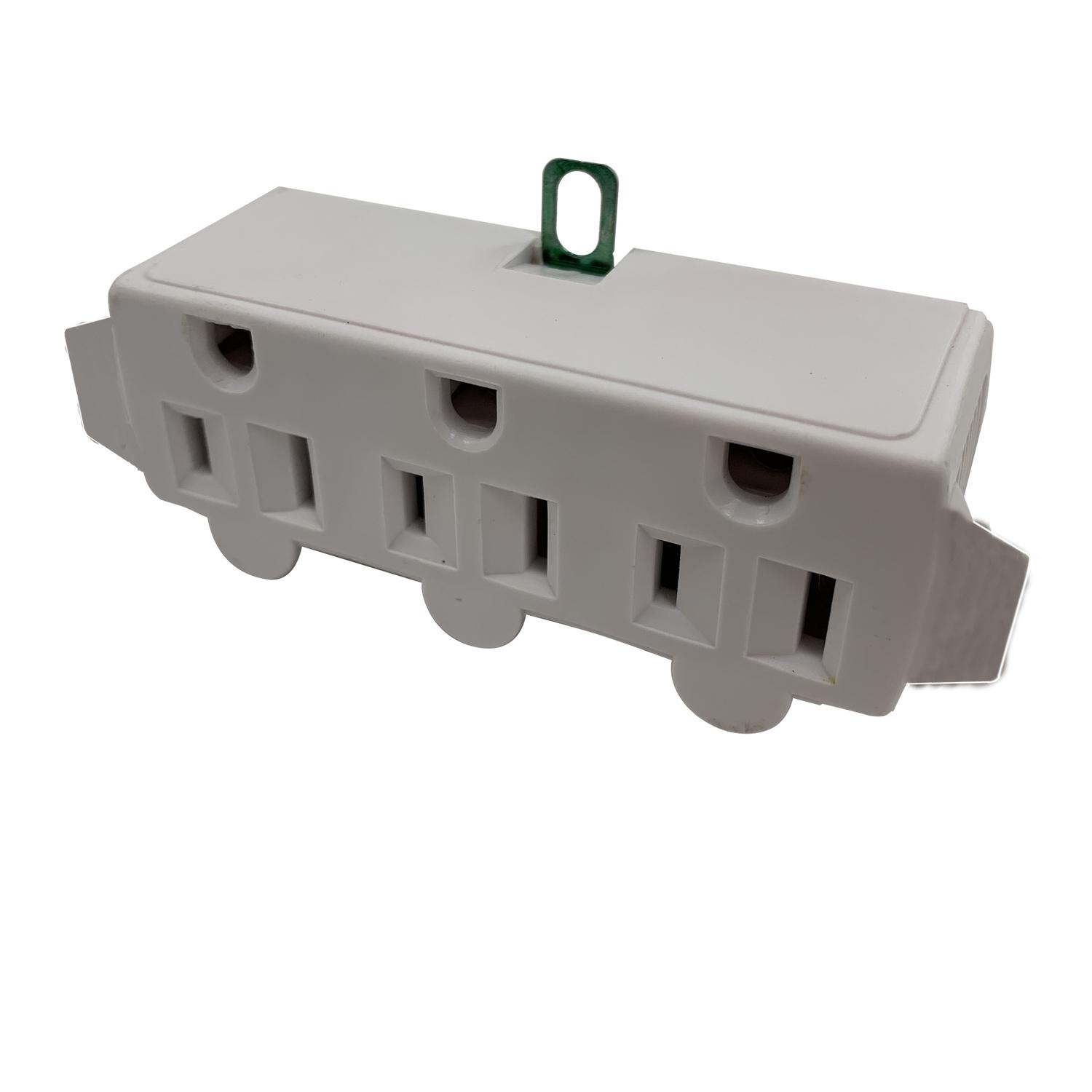 Ace Polarized 3 outlets Adapter 1 pk - Ace Hardware