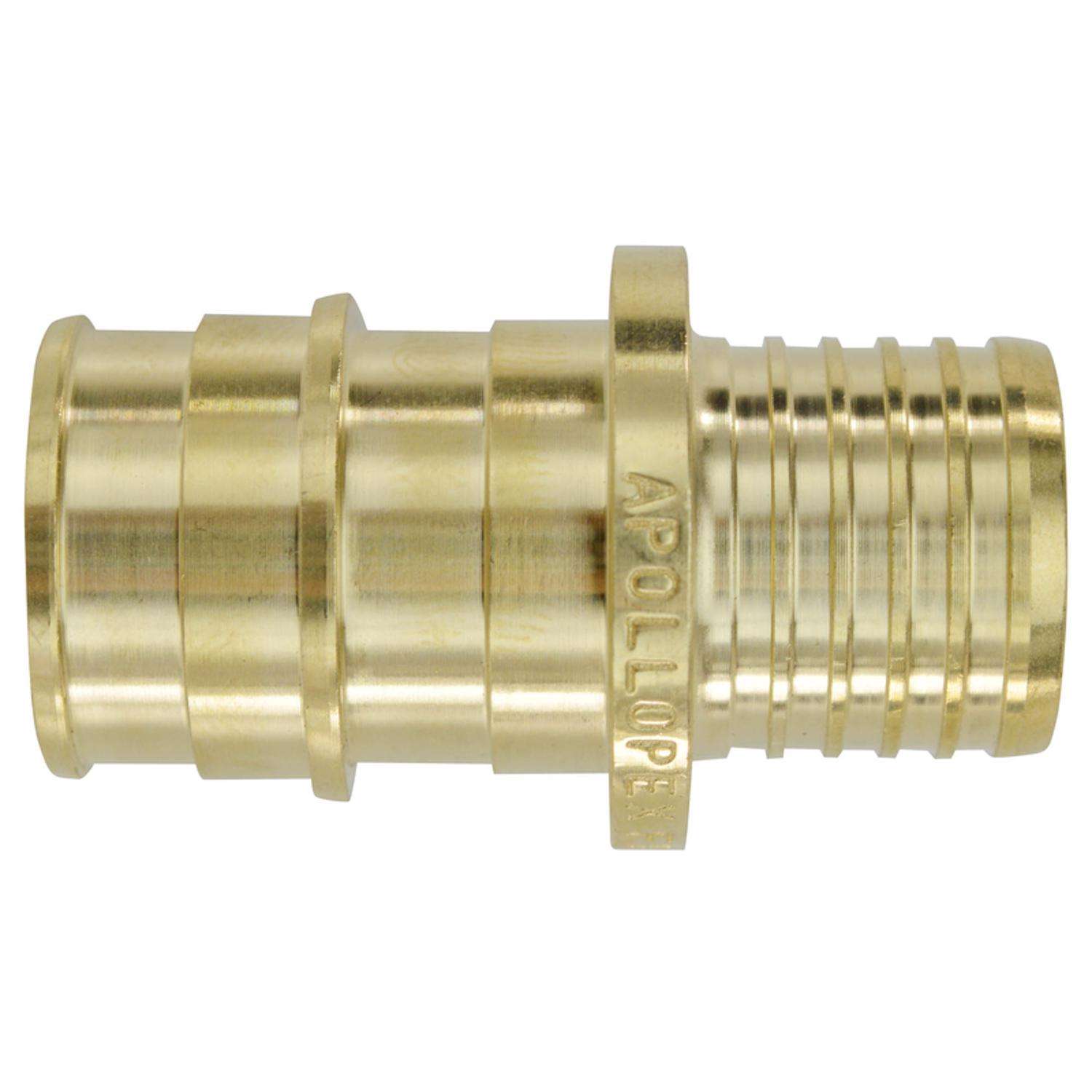 Apollo PEX-A 3/4 in. Expansion PEX in to X 3/4 in. D Barb Brass ...