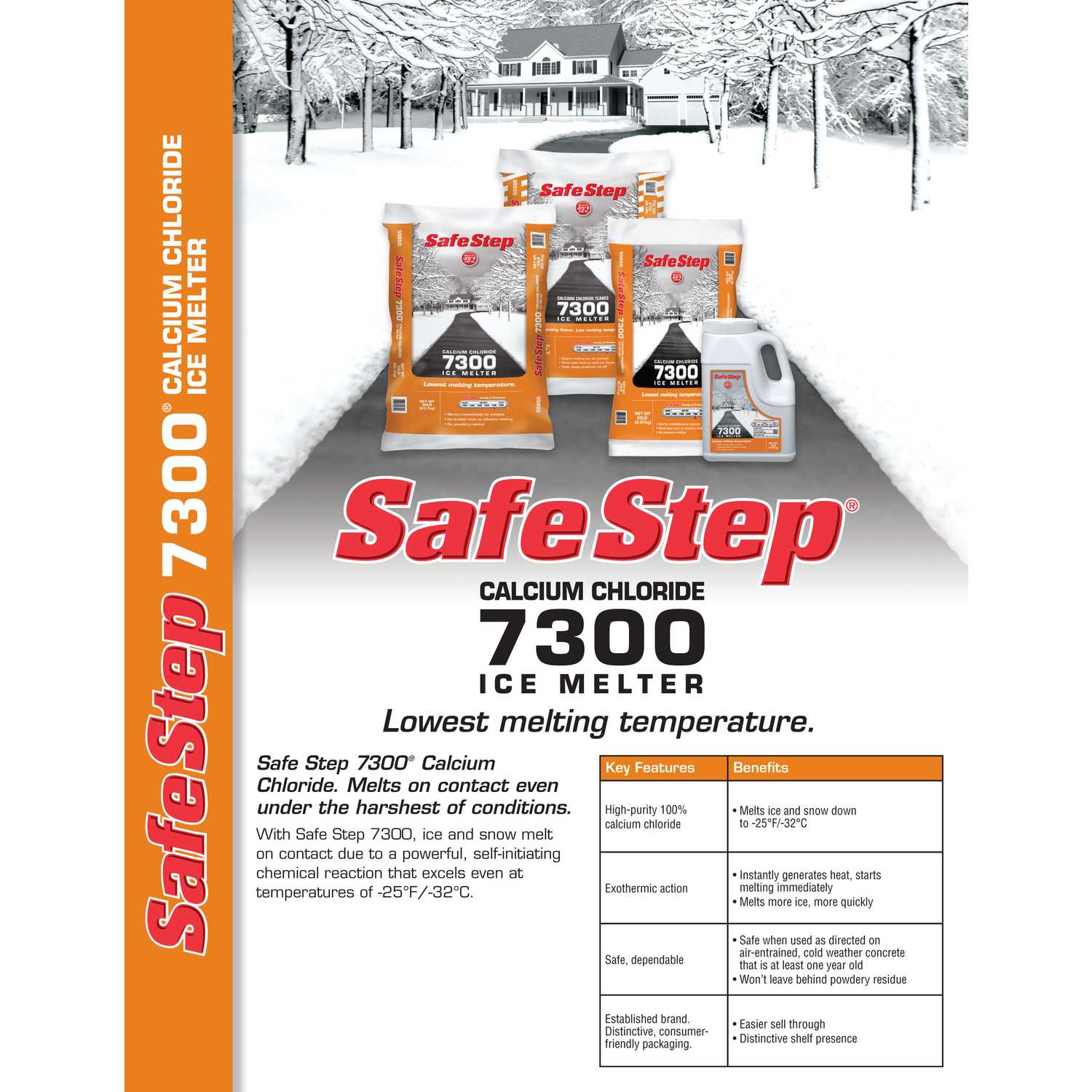 Safe Step 7300 Calcium Chloride Ice Melt 50 lb. Pellet - Ace Hardware
