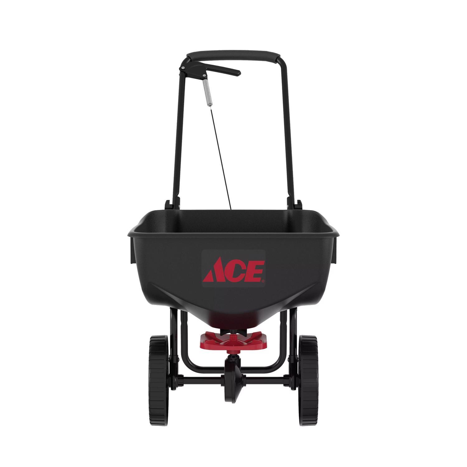 Ace Broadcast Push Spreader For Fertilizer/Ice Melt/Seed 10000 sq ft ...