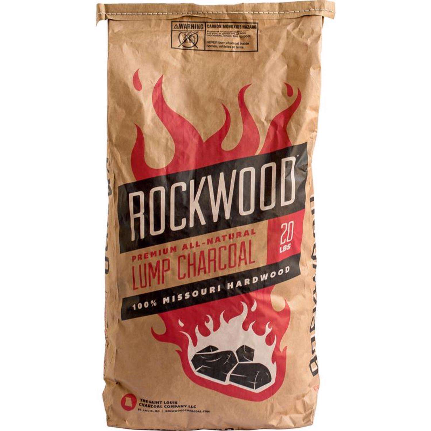 Rockwood All Natural Hardwood Lump Charcoal 20 lb - Ace Hardware