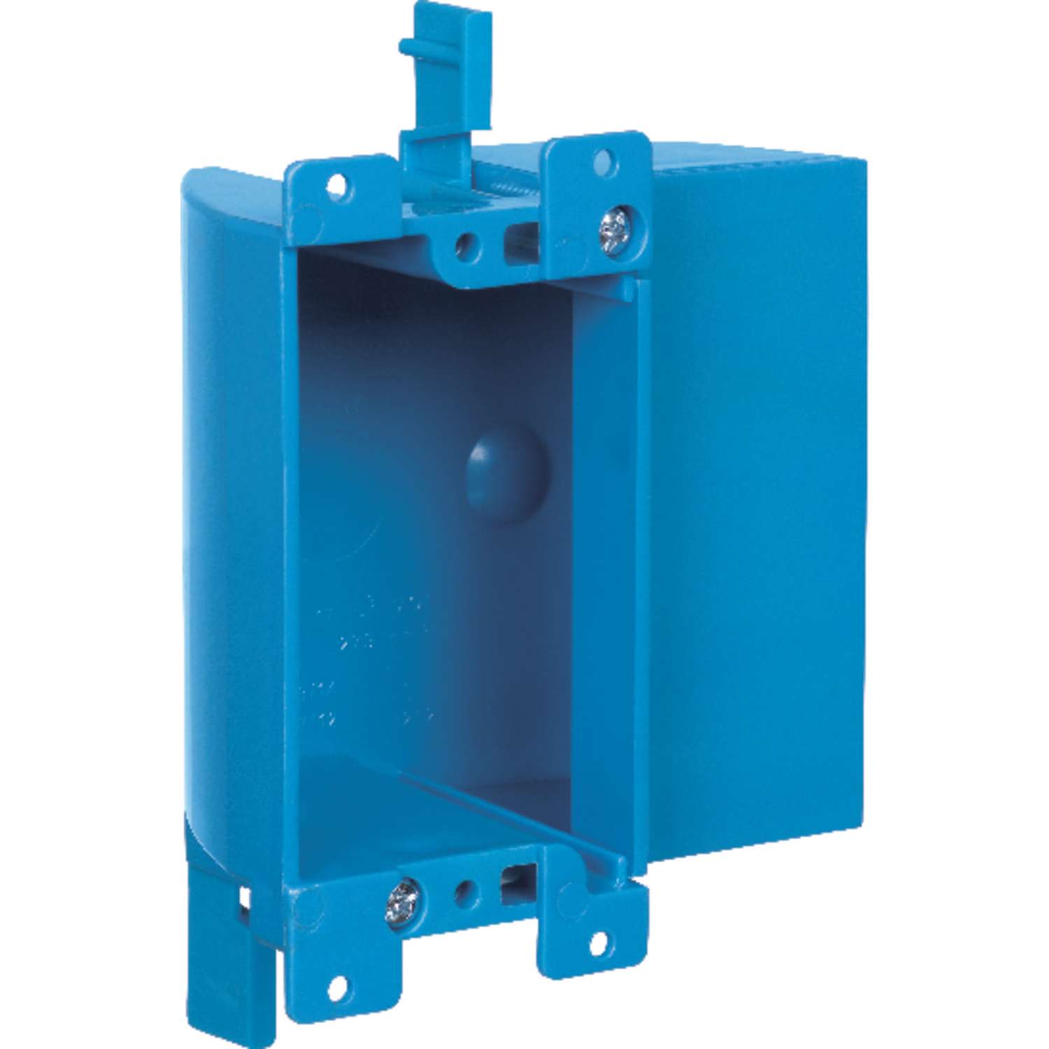 Carlon 17 cu in Rectangle PVC 1 gang Outlet Box Blue - Ace Hardware