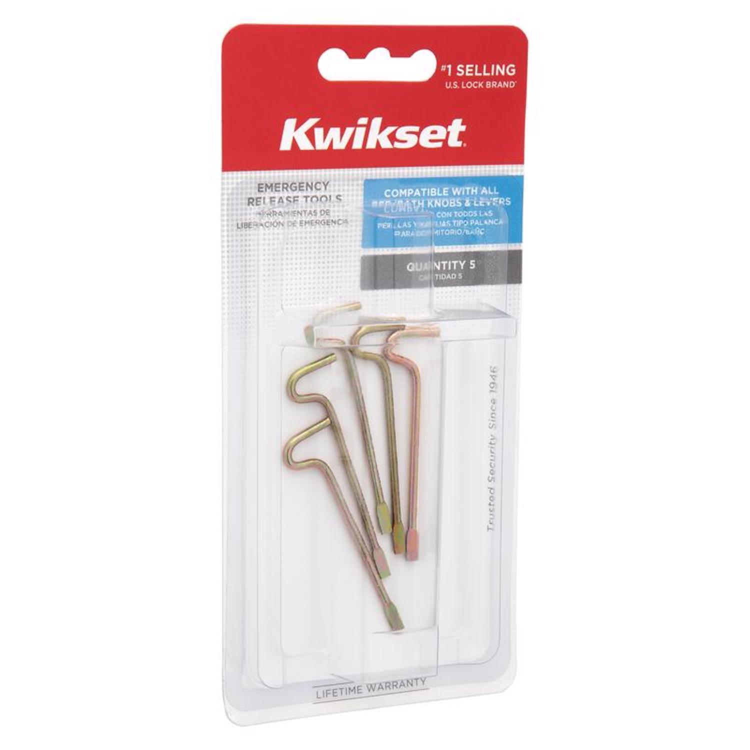 Kwikset No. 5 Metal Emergency Release Tool 5 pk Mfr# 84285-001 - Ace ...