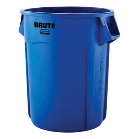 Rubbermaid Brute 44 gal Blue Resin Trash Can - Ace Hardware