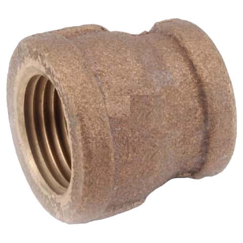 Anderson Metals 3/4 in. FIP in. X 1/2 in. D FIP Brass Reducing Coupling ...