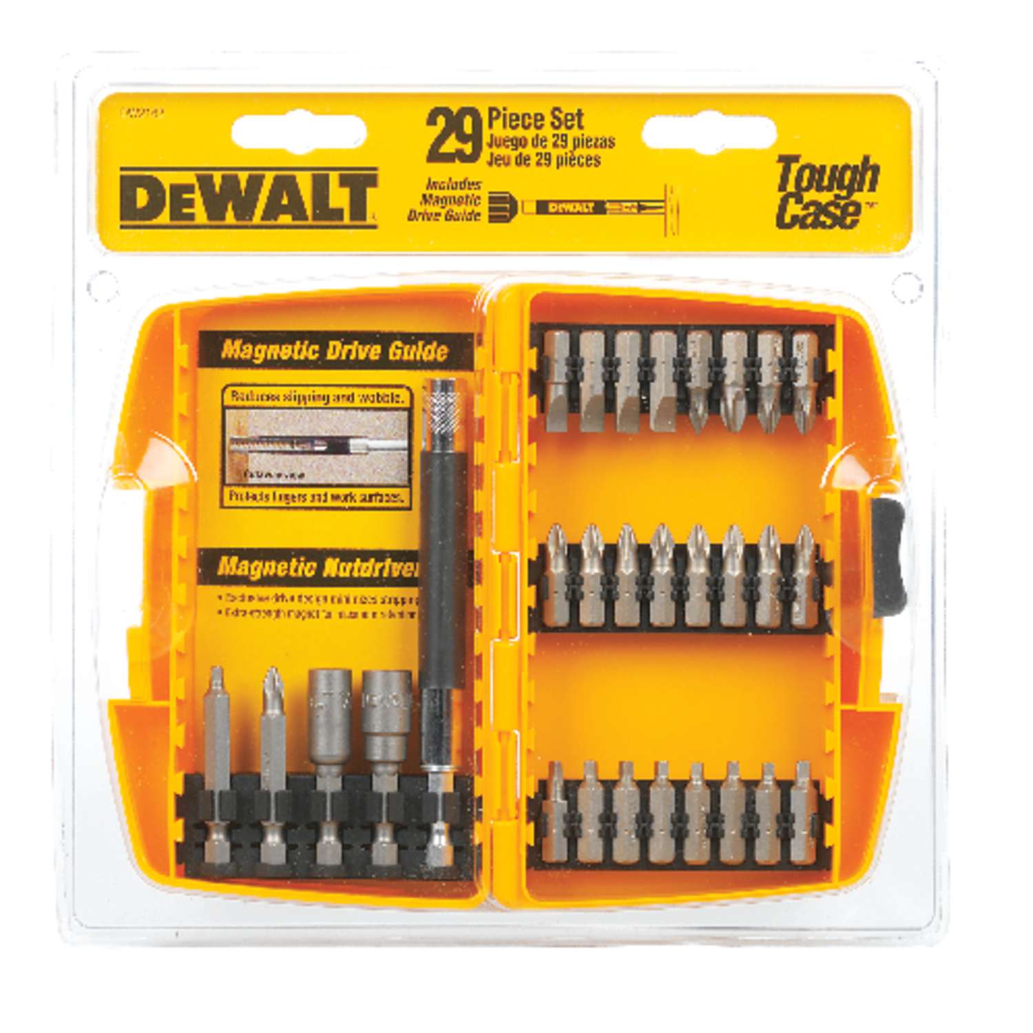DeWalt Tough Case Screwdriving Set Alloy Steel 29 pc - Ace Hardware