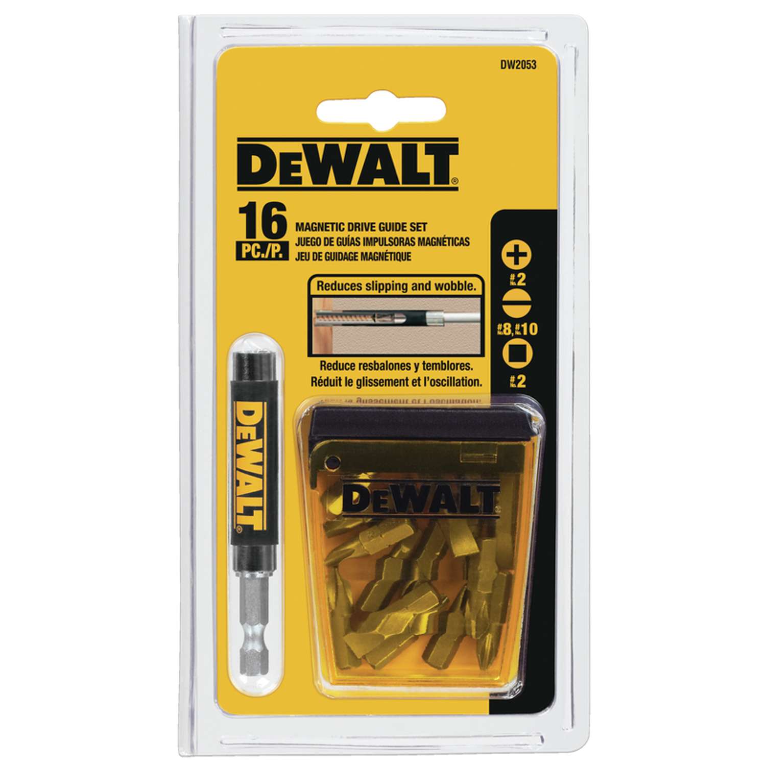 DeWalt 1 in. L Drive Guide Bit Set Heat-Treated Steel 16 pc - Ace Hardware