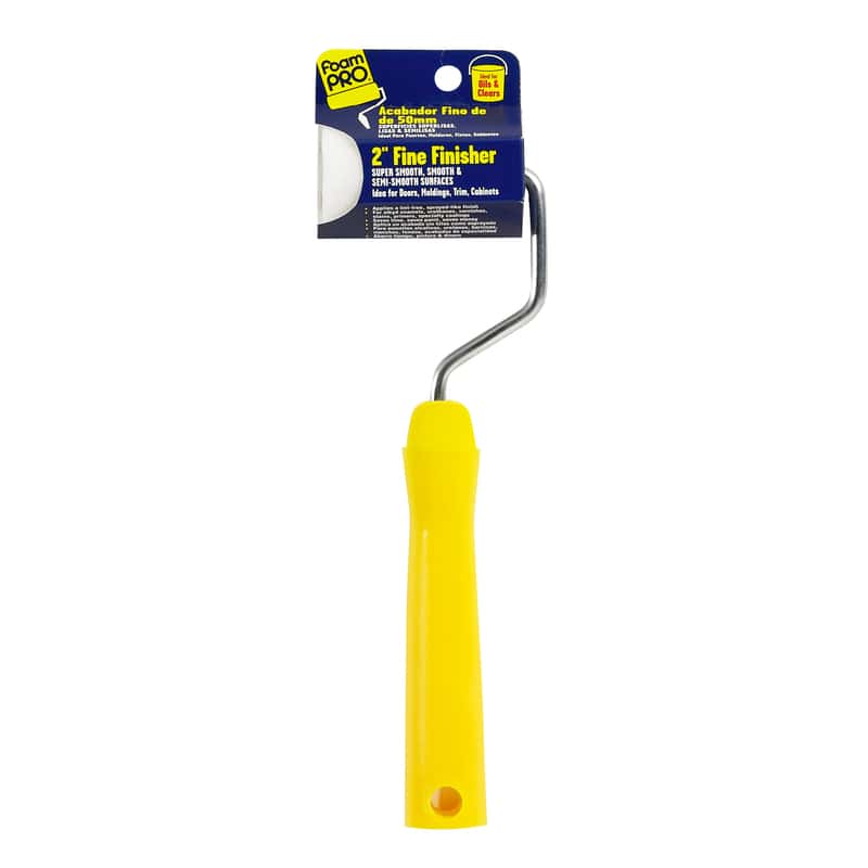 Foam Pro Fine Finisher 2 in. W Mini Paint Roller Frame and Cover ...