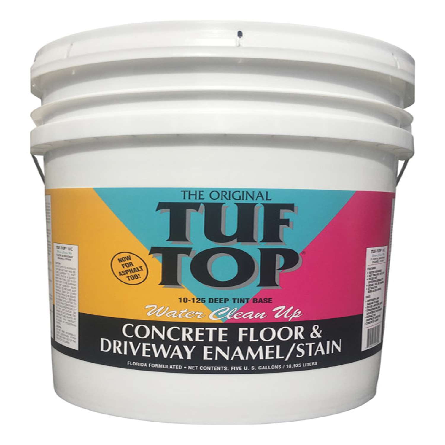 Tuf-Top Semi-Gloss Deep Tint Water-Based Acrylic Latex Floor & Driveway ...