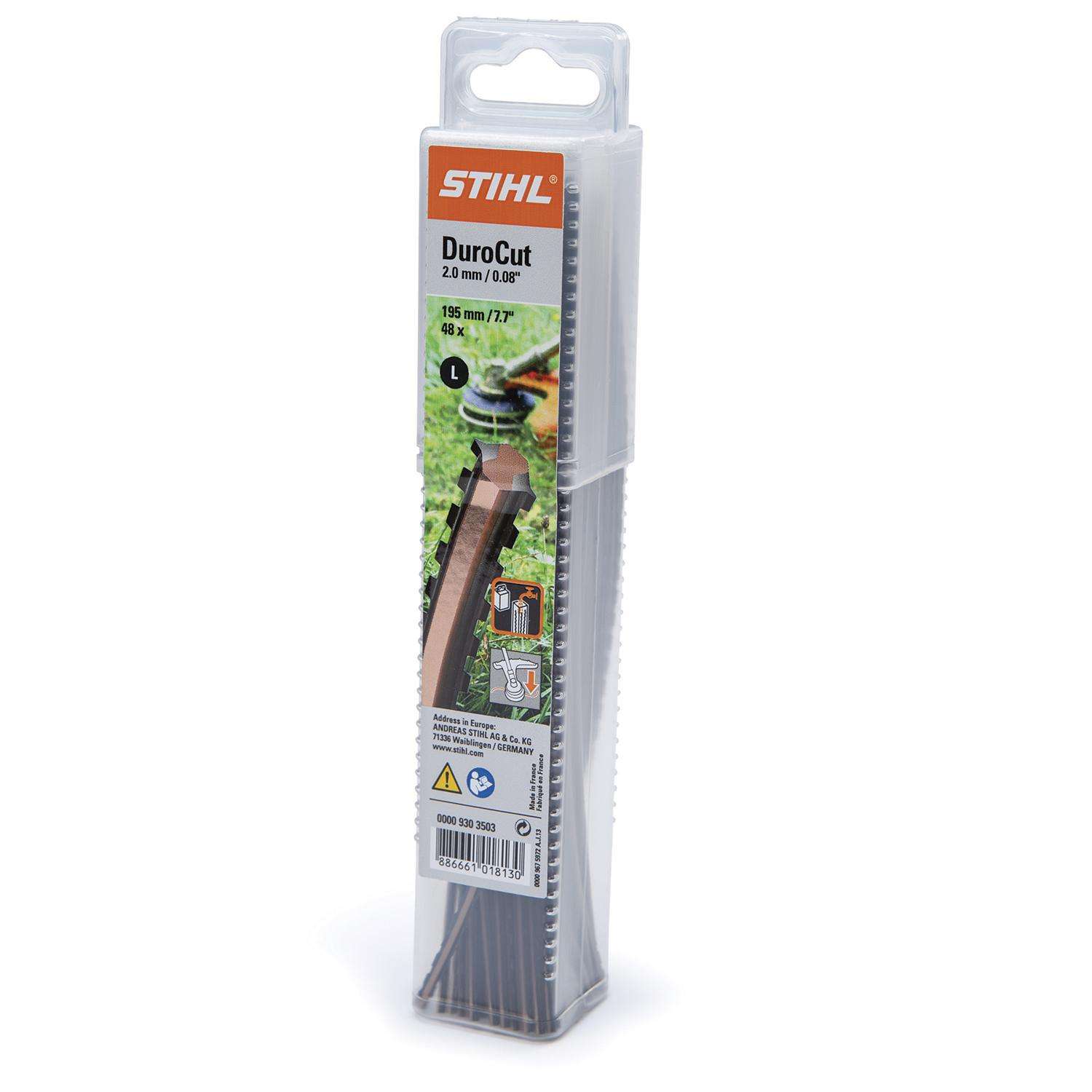 STIHL DuroCut Serrated Pre-Cut .155 in. D X 8.5 in. L Trimmer Line ...