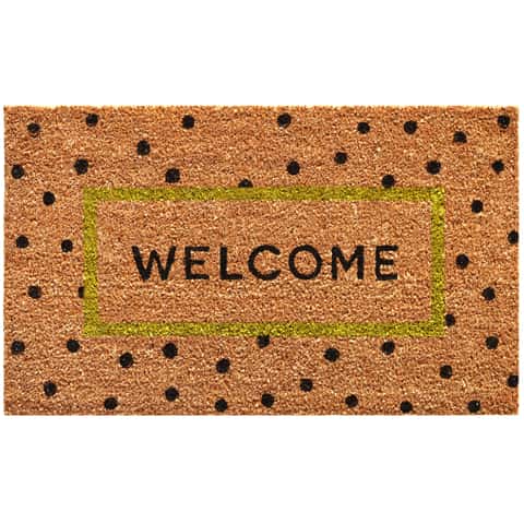 Calloway Mills 1.5 ft. W X 2.5 ft. L Multi-color Coir Door Mat - Ace ...