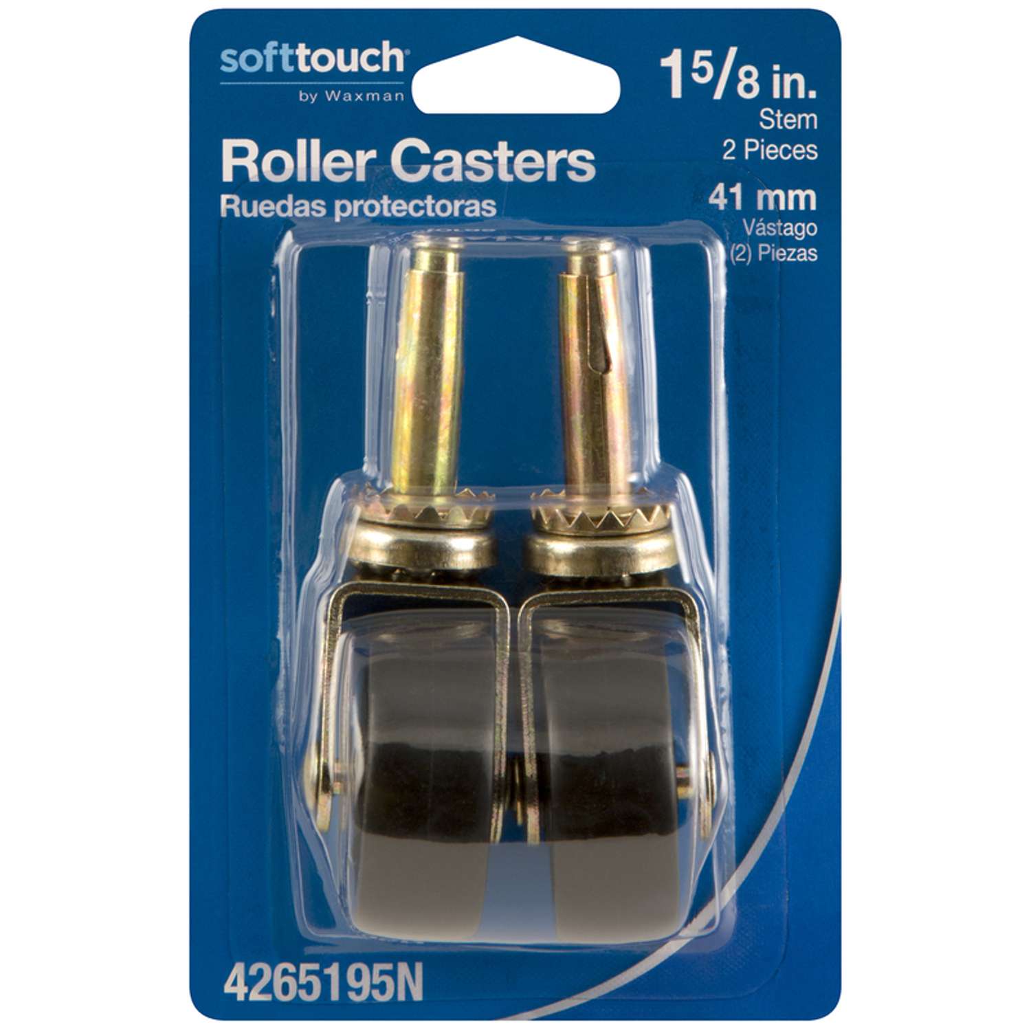 Softtouch 1.62 in. D Swivel Plastic Caster 50 lb 2 pk Mfr# 4265195N ...