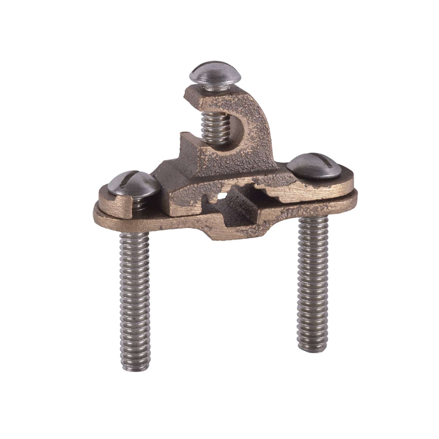 Halex 1 -1/2 in. Bronze Ground Clamp with Lay-In Lug 1 pk Mfr# 36910 ...