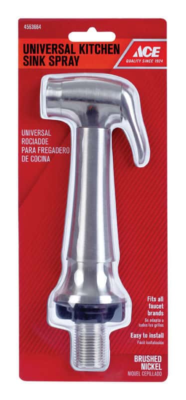 Ace For Universal Brushed Nickel Kitchen Faucet Sprayer - Ace Hardware