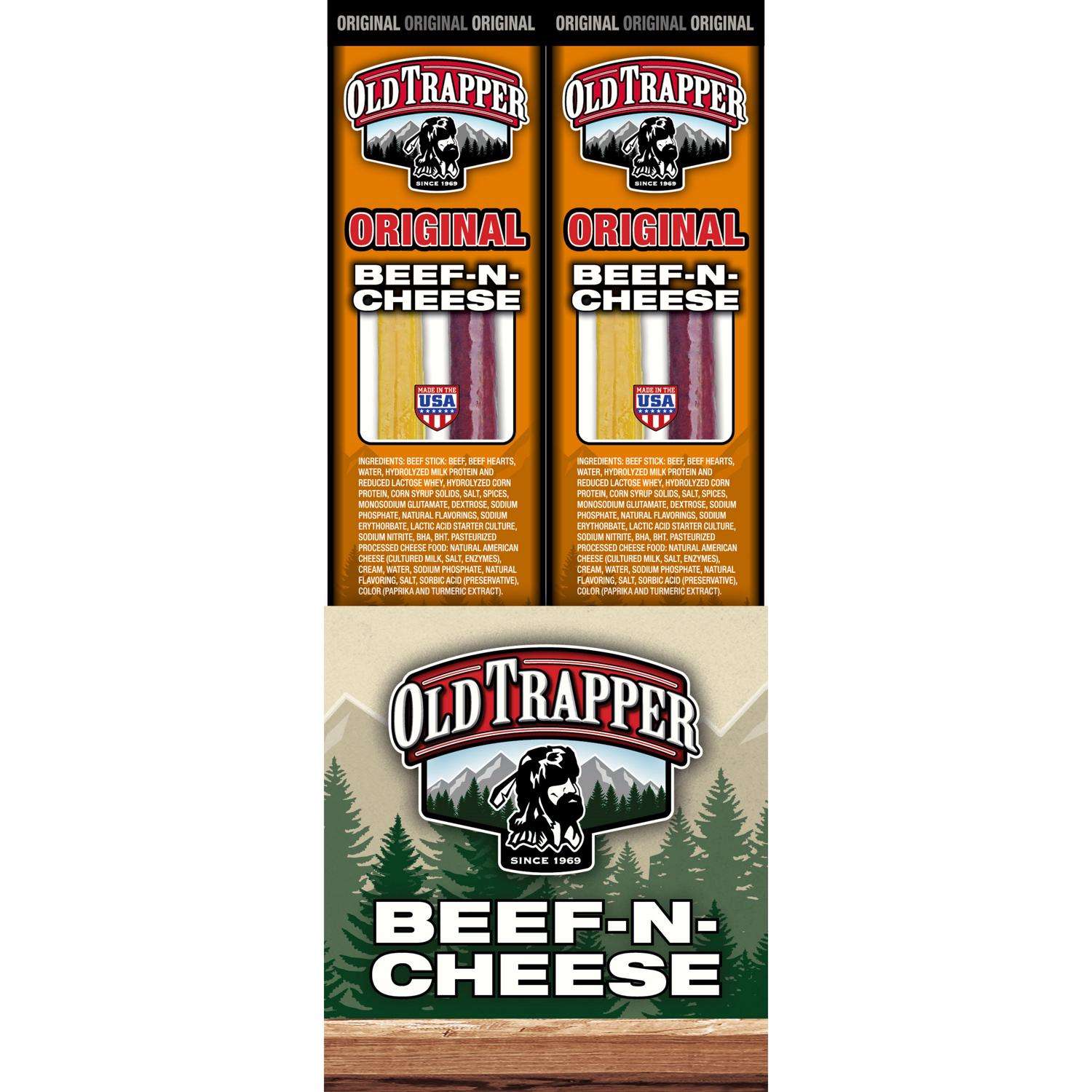 Old Trapper Original Beef Stick and Cheese 1.3 oz Boxed - Ace Hardware