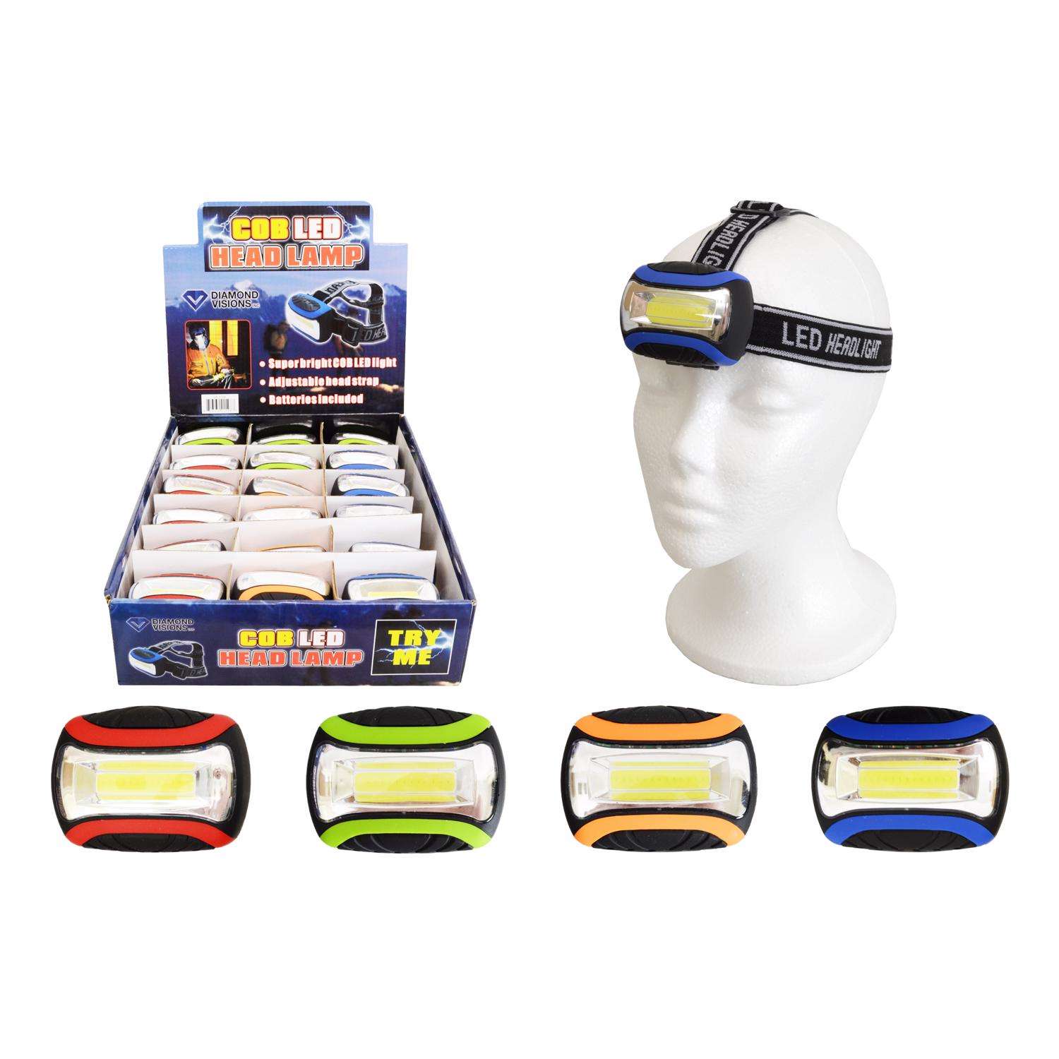 Diamond Visions 200 lm Assorted LED COB LED Head Lamp AAA Battery - Ace ...