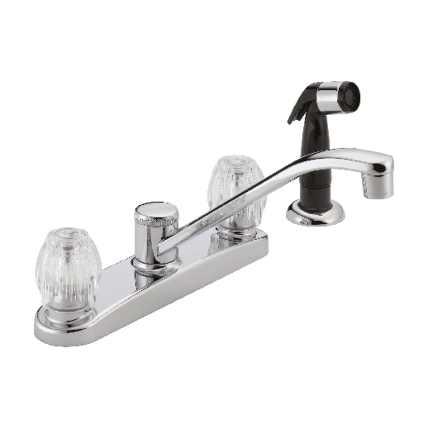 Peerless Two Handle Chrome Kitchen Faucet Side Sprayer Included - Ace ...
