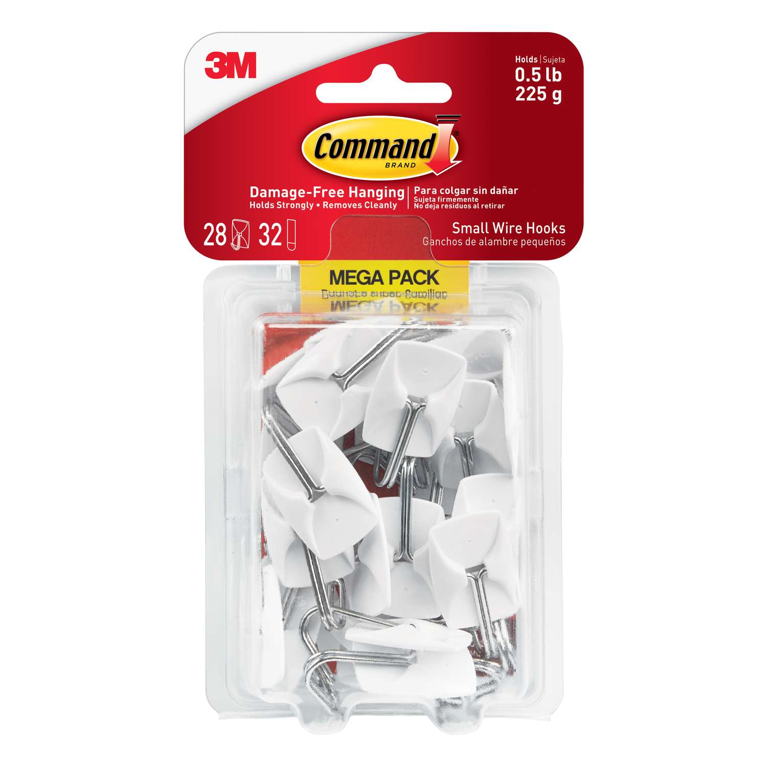 3M Command Small Plastic Hook 1-5/8 in. L 9 pk - Ace Hardware