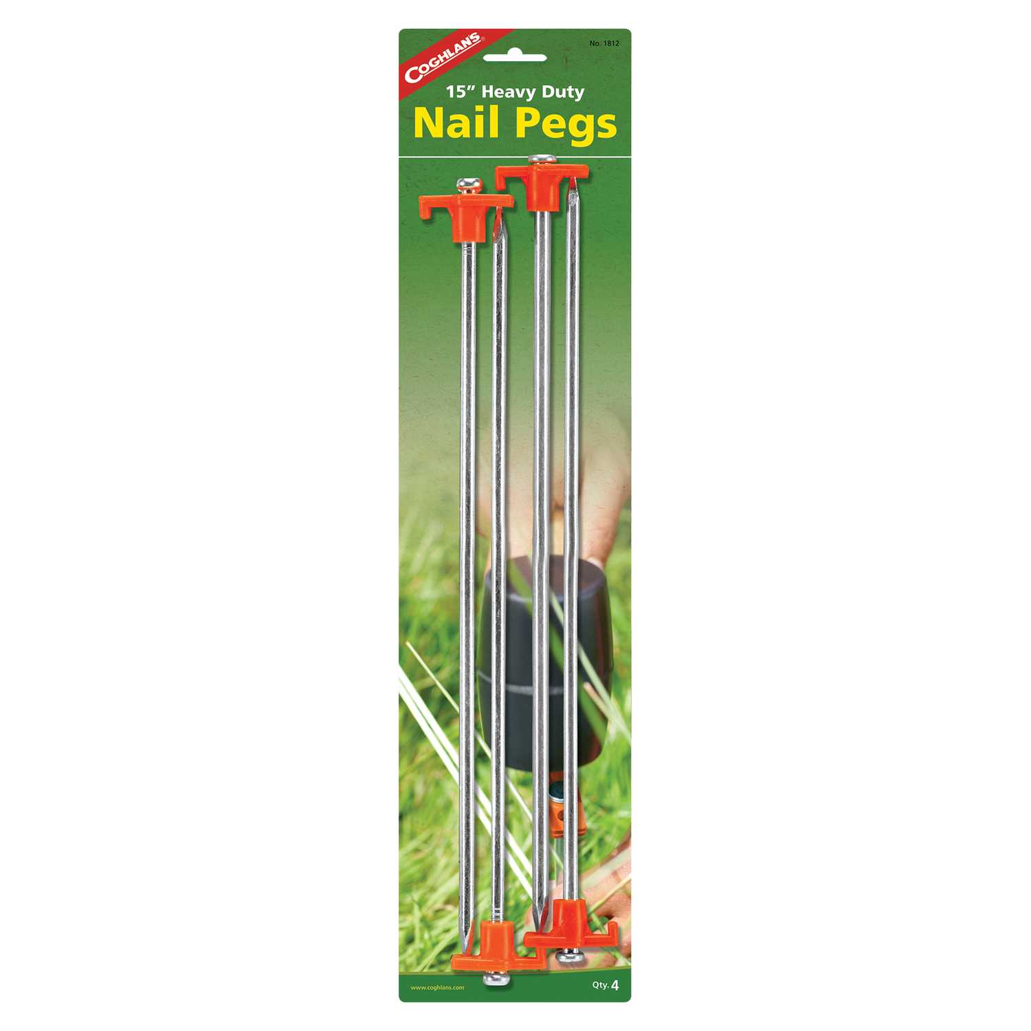 Coghlan's Orange Nail Pegs 15 in. H x 5.330 in. W x 15 in. L 4 pk - Ace ...
