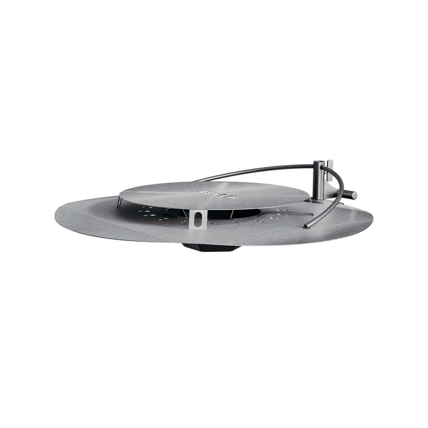 Breeo Outpost 24 Stainless Steel Heat Deflector 6.42 in. H X 24 in. W X ...