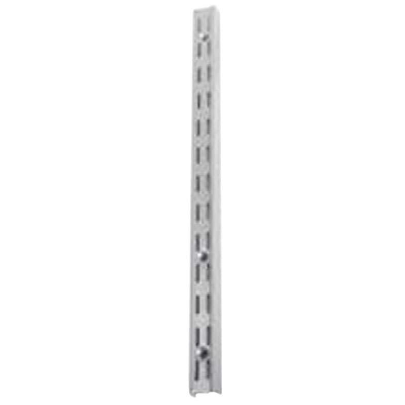 Knape & Vogt Silver Steel Double Slot Bracket 14 Ga. 48 in. L 300 lb ...