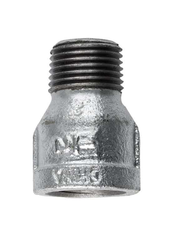 BK Products 1/2 in. FPT T X 1/2 in. D FPT Galvanized Malleable Iron ...